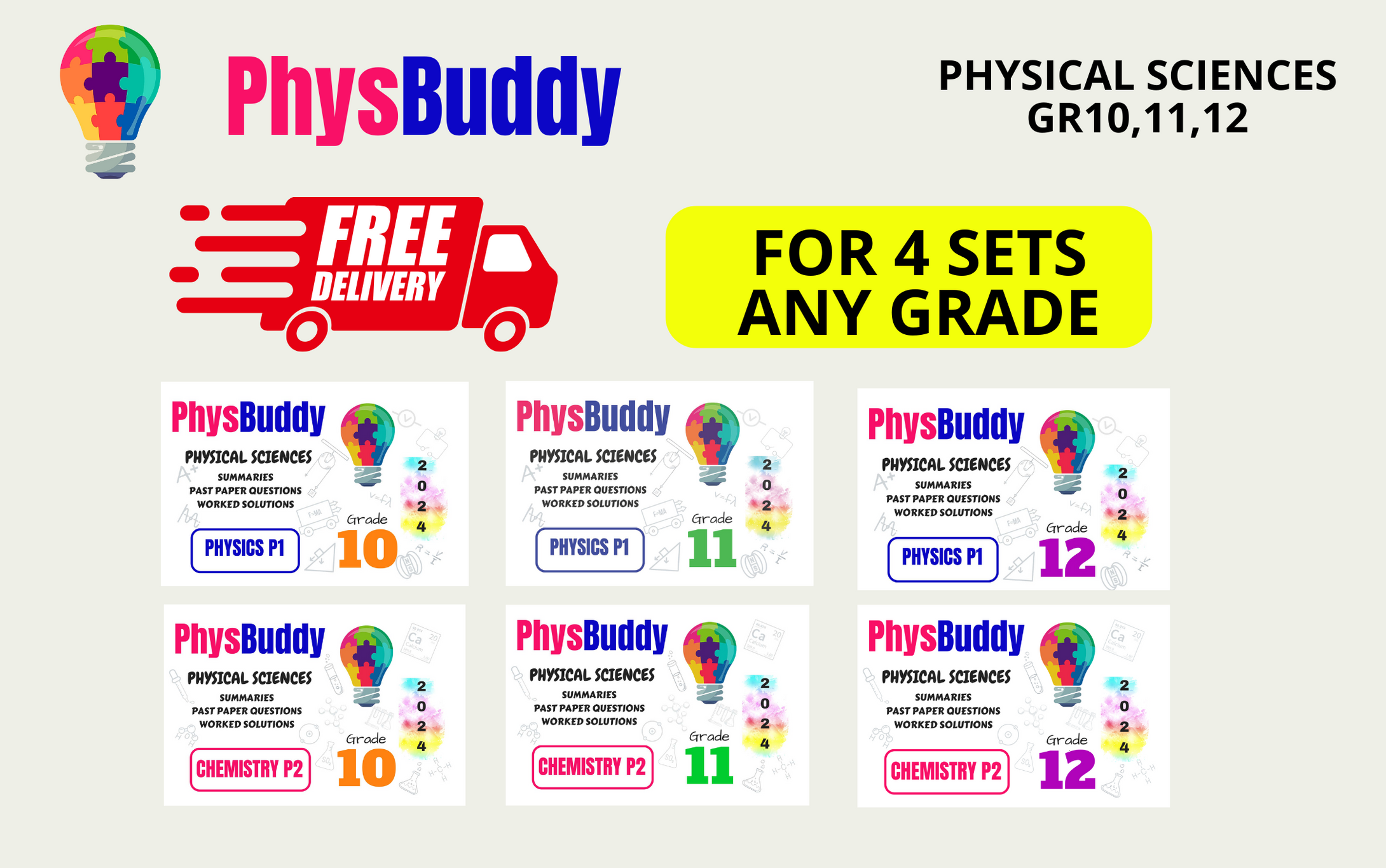 Physical Sciences CAPS Grade 10,11,12 – PhysBuddy